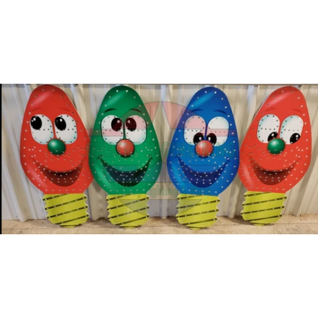 30" Impressions Singing Bulb | Hanging | Red