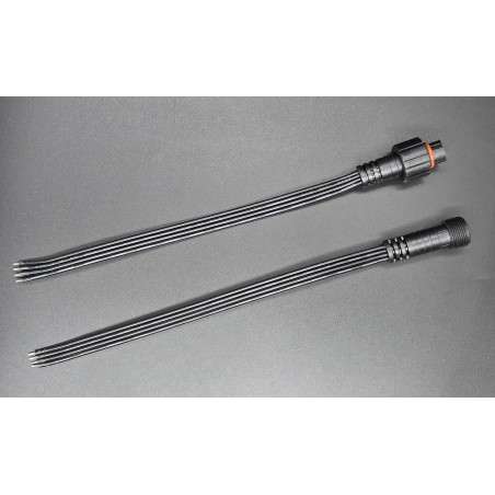 20cm Ribbon Cable | Pixel wire Pigtails - 4 Wire