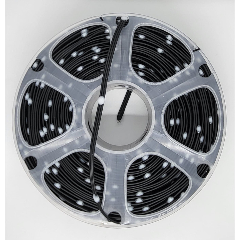 18awg Seeds | Black | 25mm spacing | By the metre | 12v