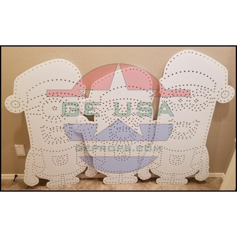 GE Mini Men - Bob, Stuart, & Kevin - Kevin - With Santa Hat